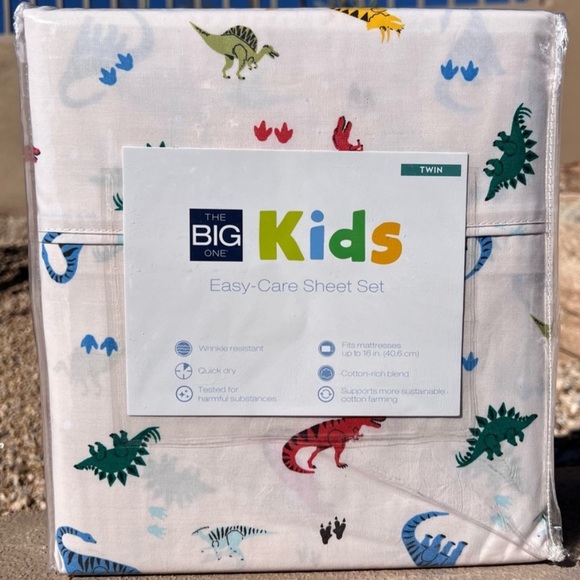 The Big One | Bedding | Nwt The Big One Kids Easy Care Twin Sheet Set ...